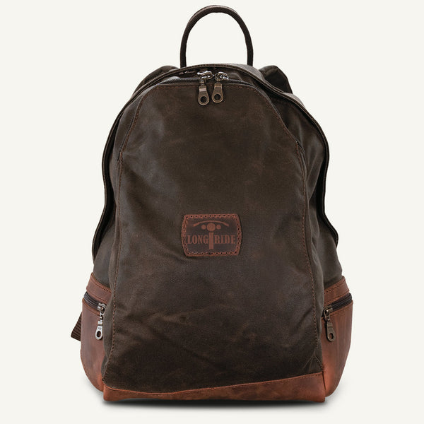 Best Waxed-Cotton Backpack for Bikers. - LONGRIDE